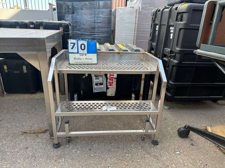 STAINLESS STEEL MOBILE STEP - Bentley & Associates, LLC