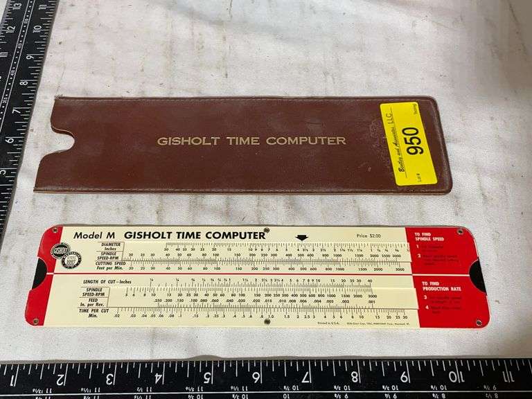 GISHOLT TIME COMPUTER MODEL: M - Bentley & Associates, LLC