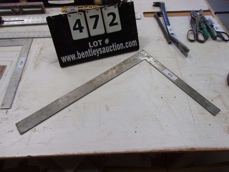 METAL CARPENTER'S SQUARE/ANGLE TOOL - Bentley & Associates, LLC