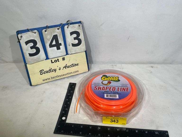 GRASS GATOR SHAPED WEED WACKER LINE - Bentley & Associates, LLC