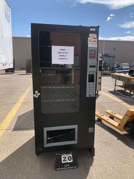 AMS SNACK VENDING MACHINE AMS 35-632 - Bentley & Associates, LLC