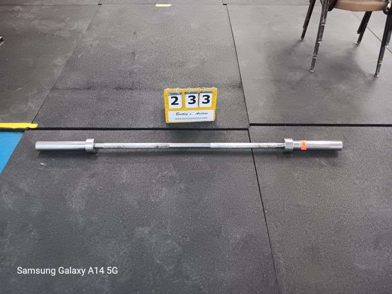 WEIGHT BENCH BAR - Bentley & Associates, LLC