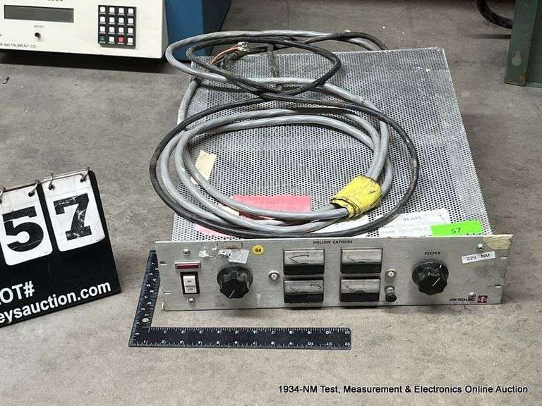 ION TECH HC-250 HOLLOW CATHODE CONTROL - Bentley & Associates, LLC