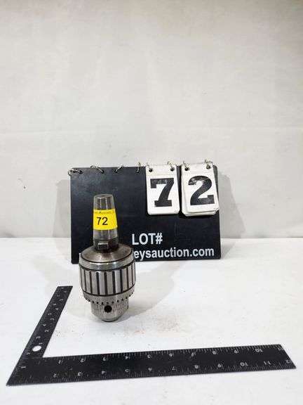 JACOBS 18N 4JT BALL BEARING SUPER CHUCK W/ UNIVERSAL ENG. KWIK SWITCH ...
