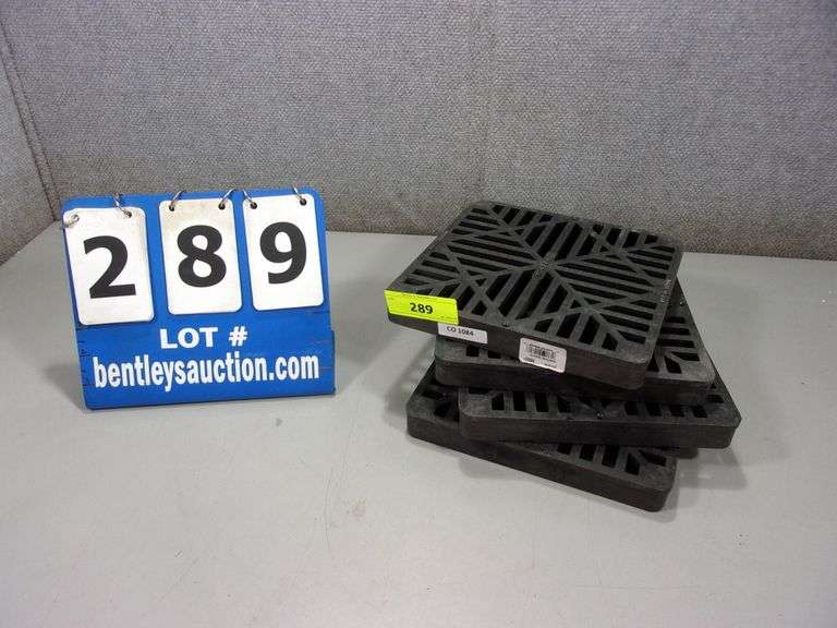 LOT: (4) NDS CATCH BASIN LIDS - BLACK - Bentley & Associates, LLC