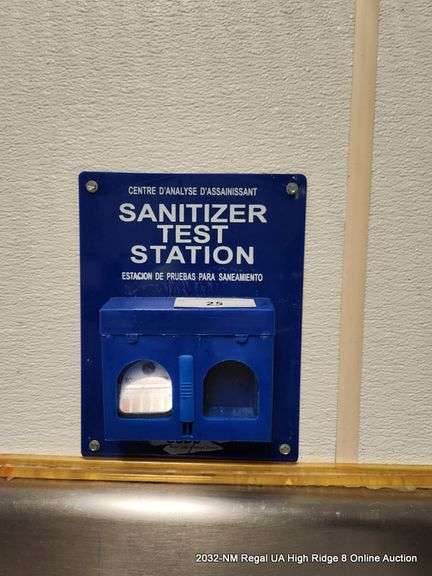 SANITIZER TEST STATION - Bentley & Associates, LLC