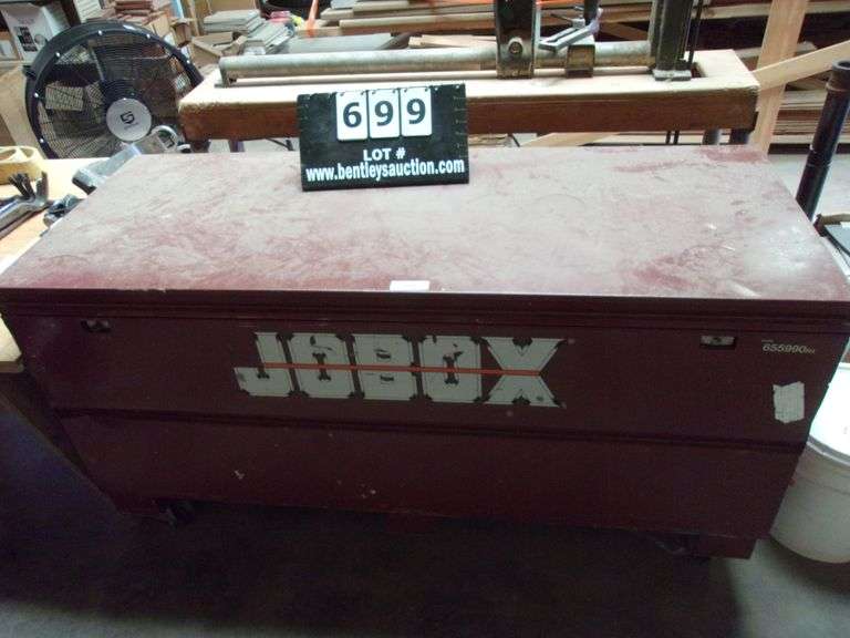 JOBOX CASTERED METAL STORAGE BOX, MODEL # 655990R4 - Bentley ...