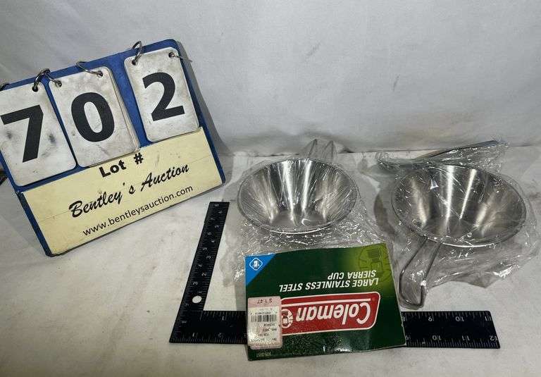 COLEMAN LARGE STAINLESS STEEL SIERRA CUP - Bentley & Associates, LLC