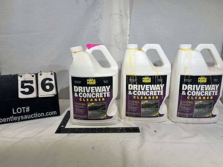 LOT: 3 PURPLE POWER CONCRETE & DRIVEWAY CLEANER - Bentley & Associates, LLC