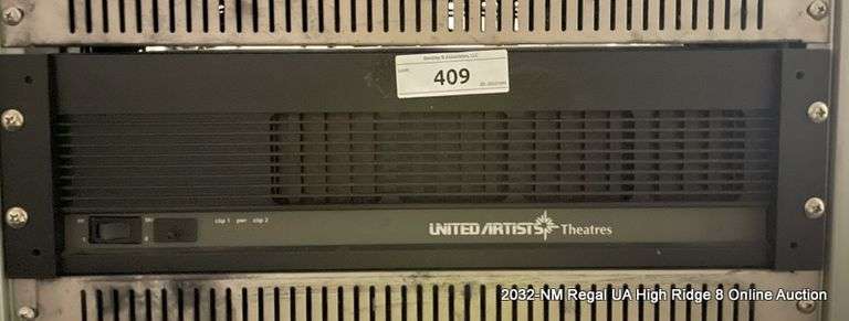UNITED ARTIST THEATERS QSC MODEL 1400 - Bentley & Associates, LLC