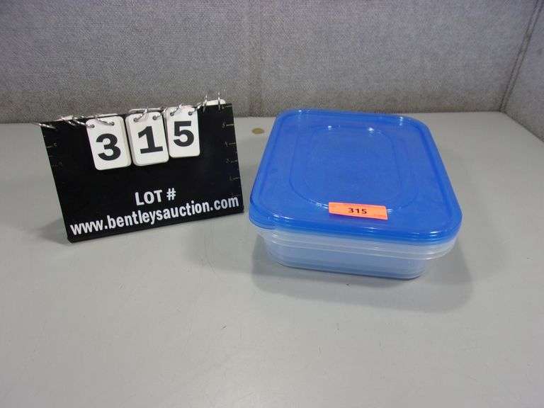 3: SURE FRESH RECTANGLE CONTAINERS W/ LIDS - Bentley & Associates, LLC