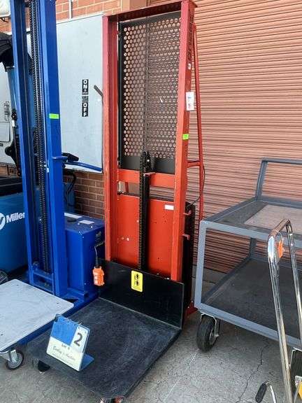 WESCO MODEL PESPL-60-2424 PLATFORM STACKER - Bentley & Associates, LLC