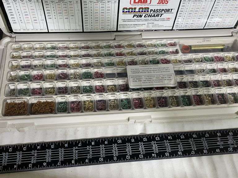 LAB LDK25 .005 SEMI-PRO COLOR PASSPORT PIN CHART - Bentley & Associates ...