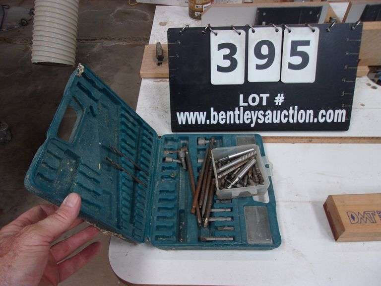 BLUE BIT BOX W/ DRILL BITS - Bentley & Associates, LLC