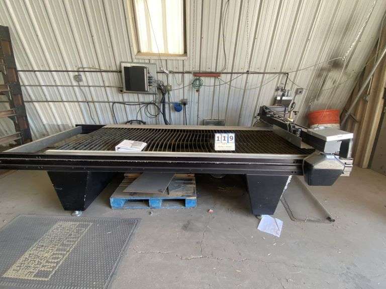 MULTICAM V-SERIES 204 HYPERTHERM POWER 45 CNC PLASMA CUTTER, 5' X 10 ...