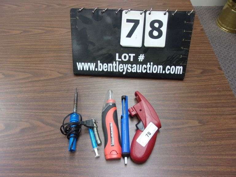 SOLDERING IRONS, SPRING, MINI LIGHT BULB TESTER, SILVER THERMAL ...