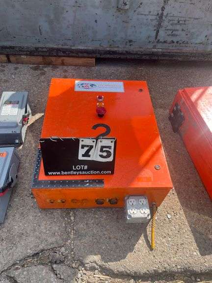 ORANGE CONTROL CABINET - Bentley & Associates, LLC