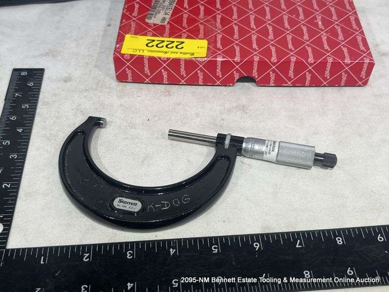 STARRETT #436 2" - 3" MICROMETER - Bentley & Associates, LLC