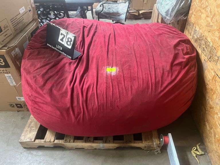BIG BEAN BAG - MAROON - Bentley & Associates, LLC