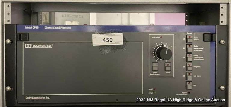 DOLBY STEREO CP55 CINEMA SOUND PROCESSOR - Bentley & Associates, LLC