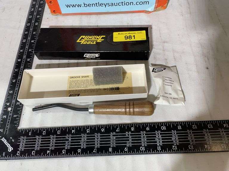 GUNLINC TOOLS GROOVE SHAVE TOOL - Bentley & Associates, LLC