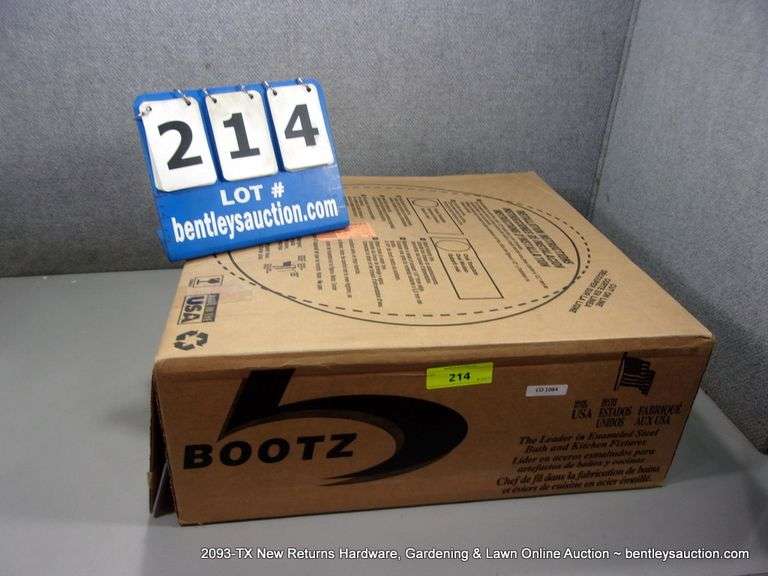 BOOTZ METAL SINK - WHITE - Bentley & Associates, LLC