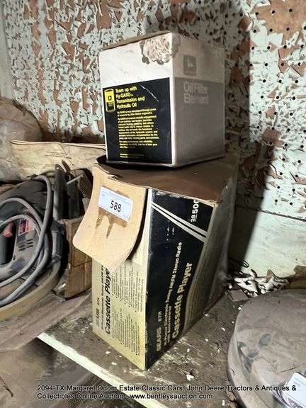 JOHN DEERE OIL FILTERS & SEARS CASSETTE PLAYER - Bentley & Associates, LLC
