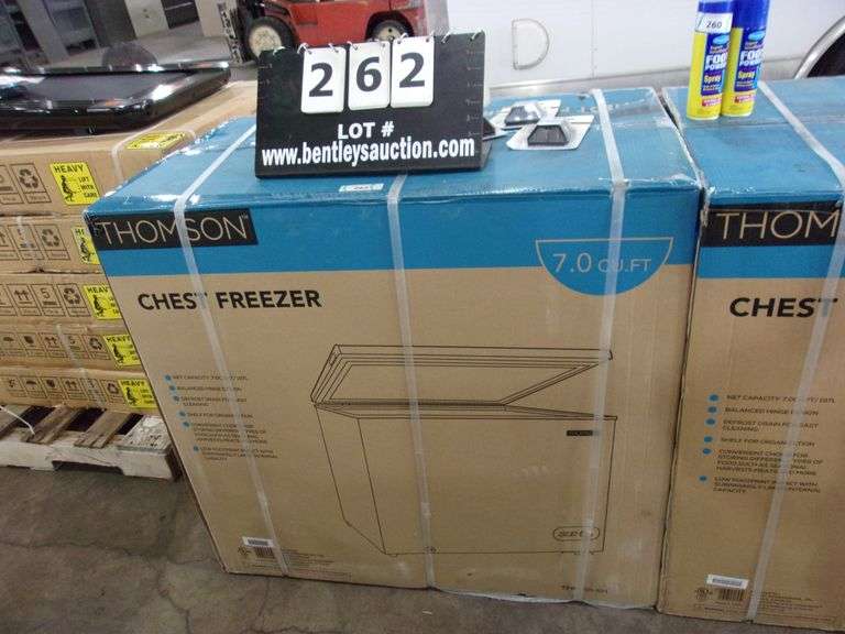 THOMSON 7 CU. FT. CHEST FREEZER - Bentley & Associates, LLC