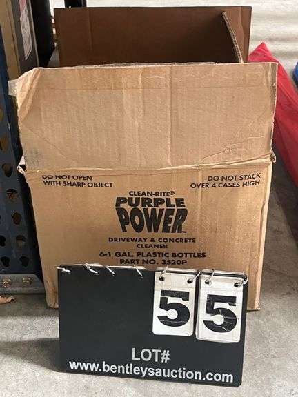 CLEAN RITE PURPLE POWER DRIVEWAY CLEANER - Bentley & Associates, LLC