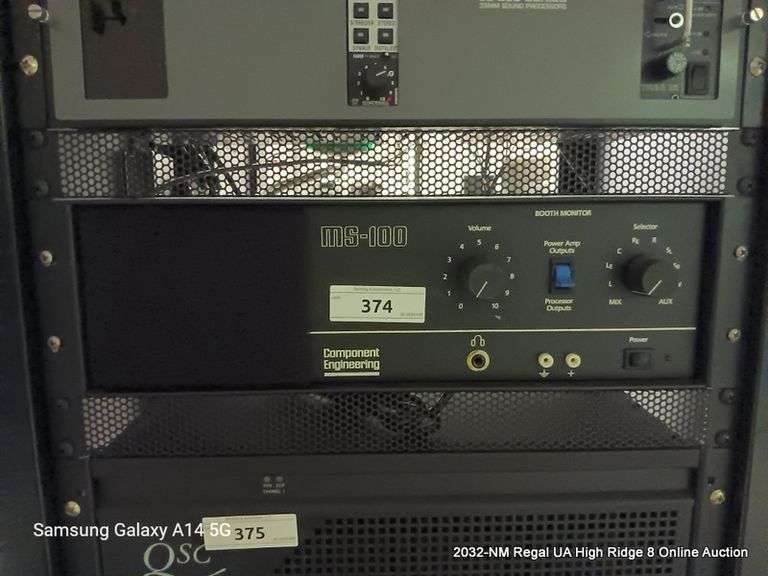 COMPONENT ENGINEERING MS-100 BOOTH MONITOR - Bentley & Associates, LLC
