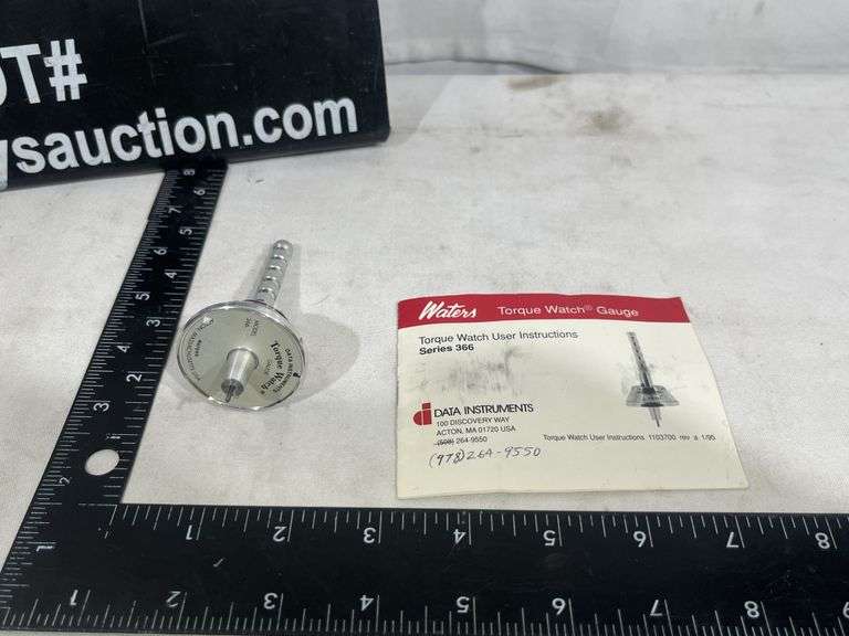 TORQUE WATCH GAUGE SERIES 366 - Bentley & Associates, LLC