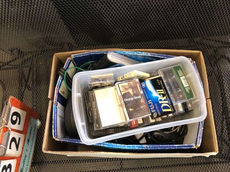 BOX OF TAPES - USED, AS IS - Bentley & Associates, LLC