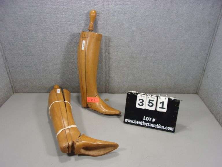 2: WOODEN VINTAGE BOOT STRETCHERS/BOOT FORMS - Bentley & Associates, LLC