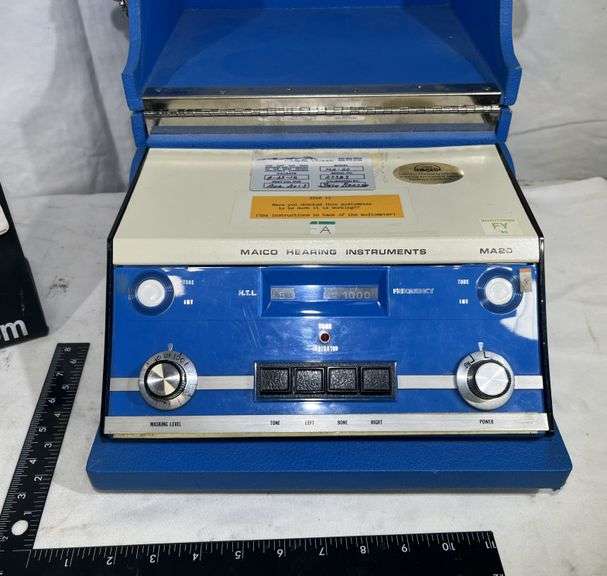 MAICO HEARING INSTRUMENTS MA-19 HEARING TEST AUDIOMETER - Bentley ...