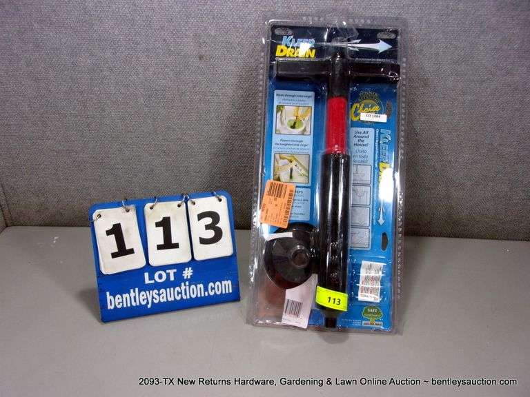 KLEER DRAIN PLUNGER, MODEL KD100 - Bentley & Associates, LLC