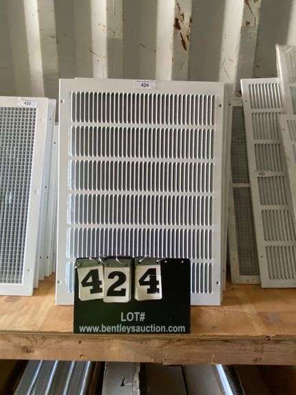 STACK: ASSORTED SIZE, STYLE REGISTERS - Bentley & Associates, LLC