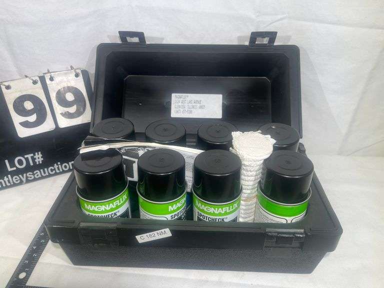 MAGNAFLUX SPOTCHECK DYE PENETRANT TEST KIT - Bentley & Associates, LLC