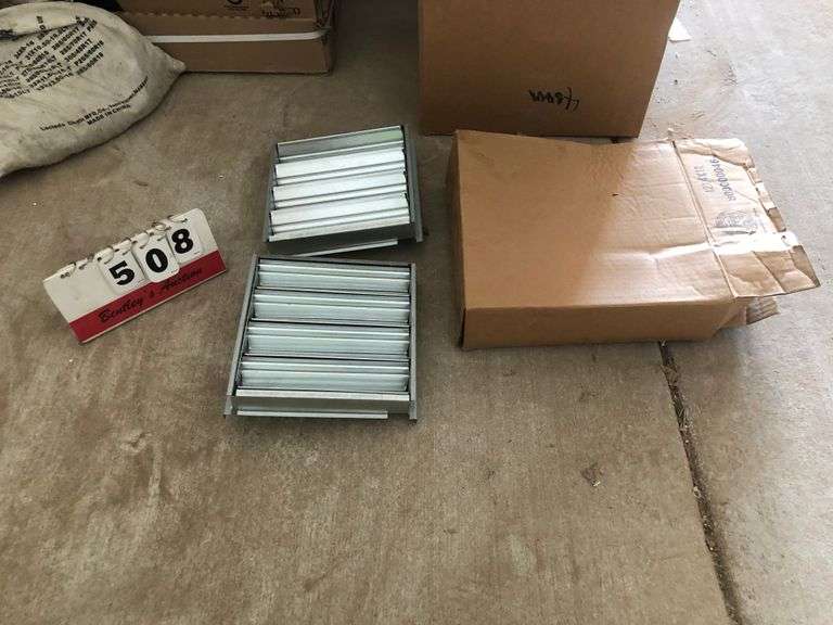 BOX: BLADE DAMPERS, 9" X 9" - Bentley & Associates, LLC