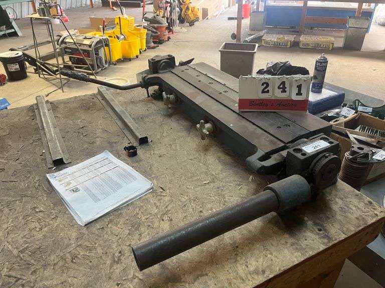 PEXTO 63 ADJUSTABLE BAR FOLDER - Bentley & Associates, LLC