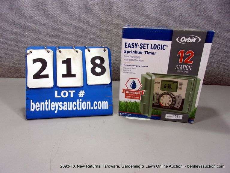 ORBIT EASY SET LOGIC SPRKINKLER TIMER - Bentley & Associates, LLC