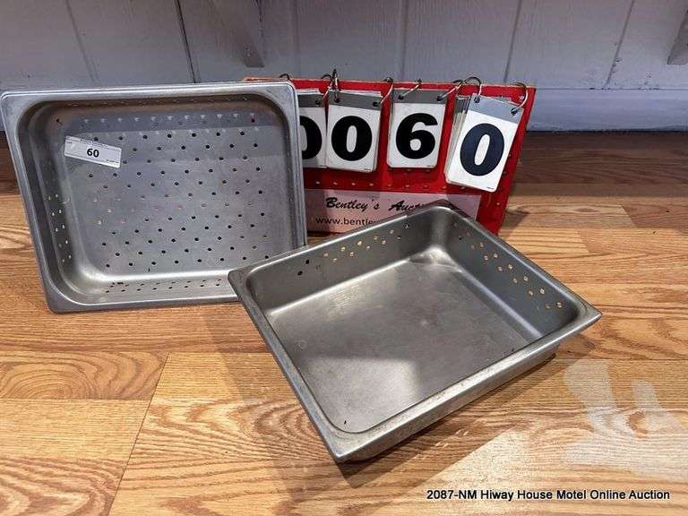 12 X 10 X 2 STAINLESS STEAMER PANS ***2 X MONEY*** - Bentley ...