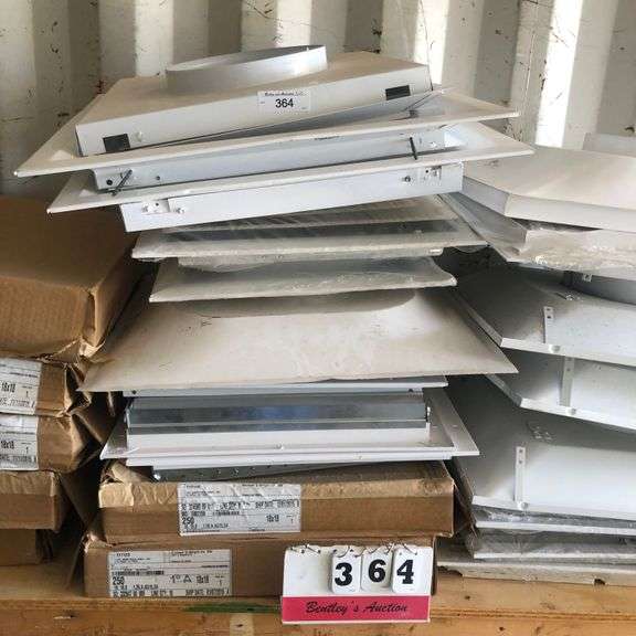 STACK: ASSORTED SIZE, STYLE DIFFUSERS - Bentley & Associates, LLC