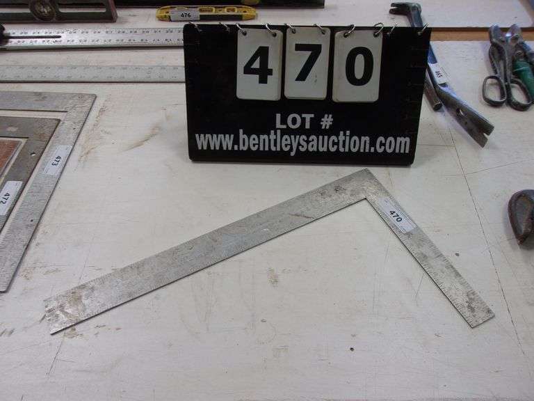 METAL CARPENTER'S SQUARE/ANGLE TOOL - Bentley & Associates, LLC