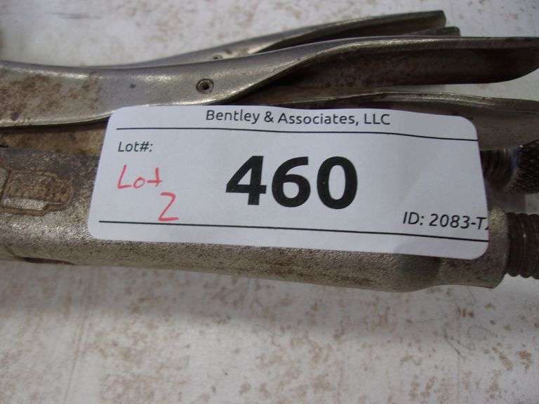 LARGE VICE GRIP CLAMPS (2) - Bentley & Associates, LLC