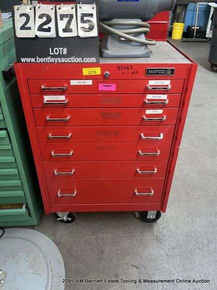 MATCO 7-DRAWER TOOLBOX ON WHEELS - Bentley & Associates, LLC