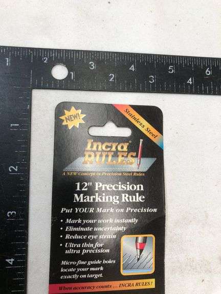 INCRA RULES 12" PRECISION MARKING RULE - Bentley & Associates, LLC