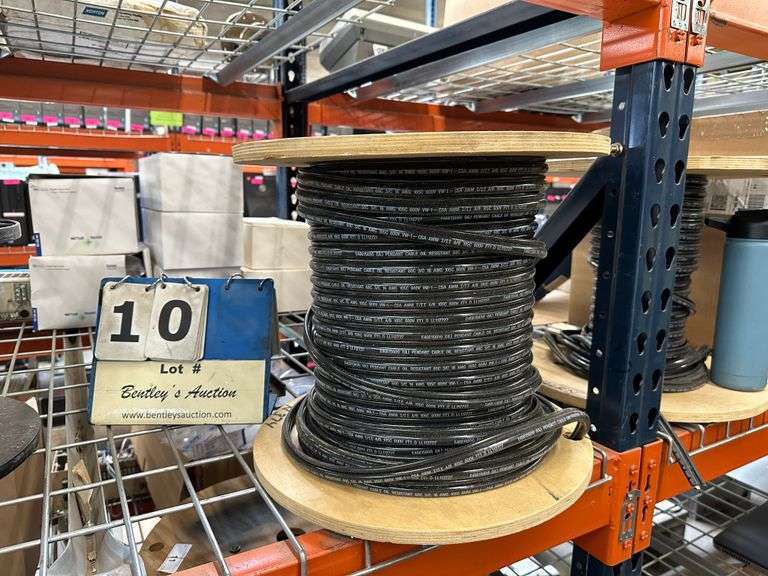SPOOL: PENANT CABLE 16 AWG BLACK WIRE, E466156 - Bentley & Associates, LLC