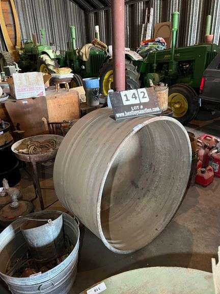 LARGE GALVANIZED METAL ANIMAL WATER TROUGH - Bentley & Associates, LLC