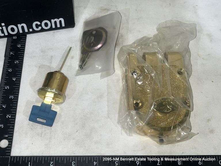 MUL-T-LOCK LCK-JPSTD1-05 JIMMY PROOF RIM MOUNT DEADLOCK W/ RIM CYLINDER ...