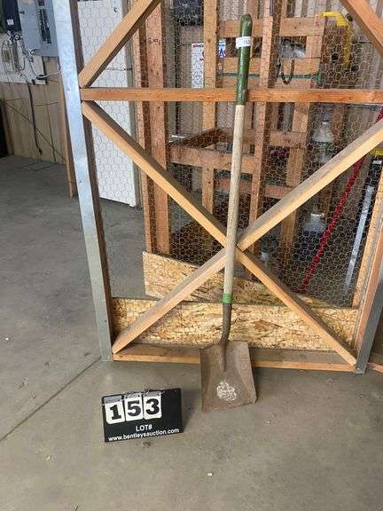 WOOD HANDLE SQUARE POINT SHOVEL - Bentley & Associates, LLC